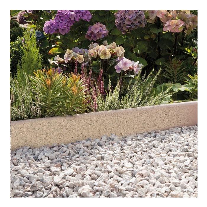 Bradstone Round Top Edging 600mm x 150mm Buff