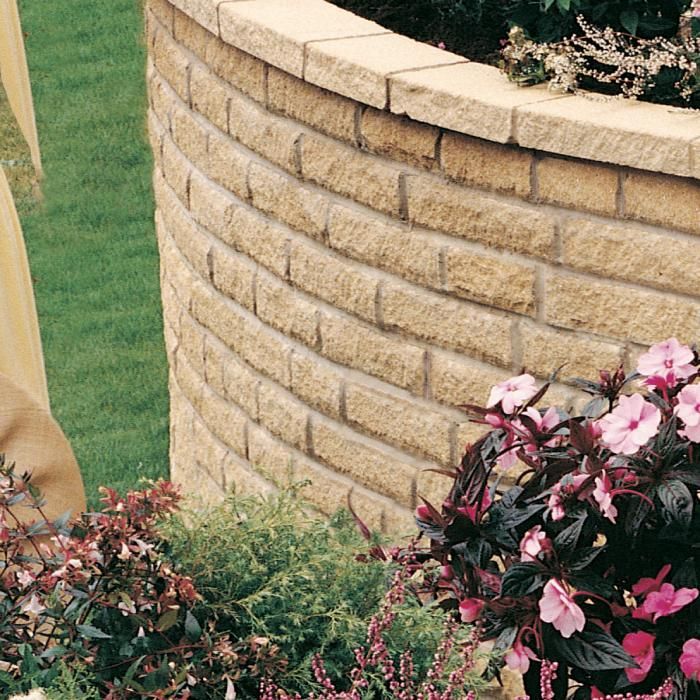 Bradstone Pitched Face Walling 290mm x 65mm Buff (216 per pck)