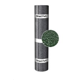 Roofing Felt - Fibre Green Mineral 1mtr x 5mtr (985387) - Shed Felt